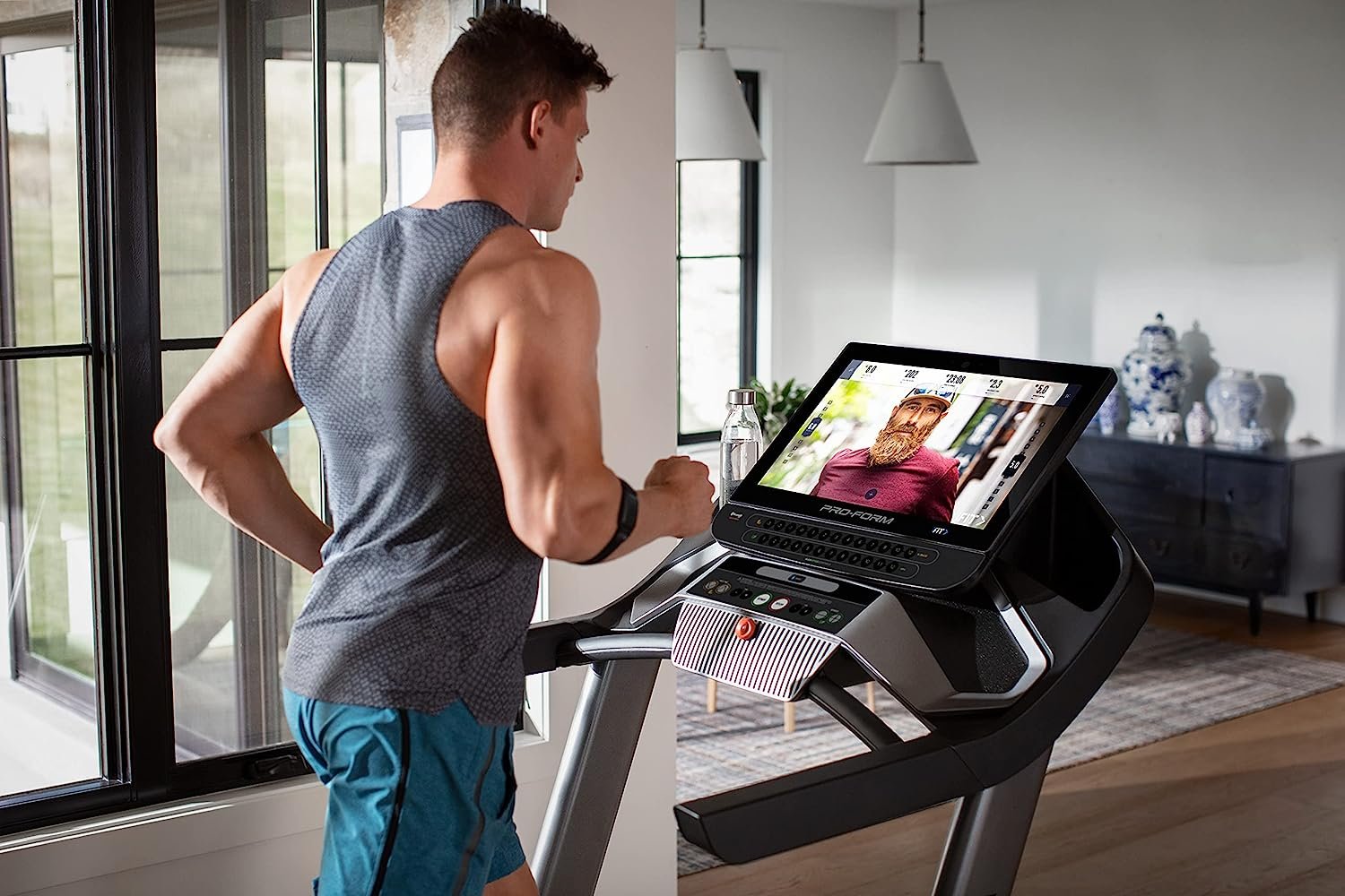 ProForm Pro 9000 Smart Treadmill with 22inch HD Touchscreen review ...